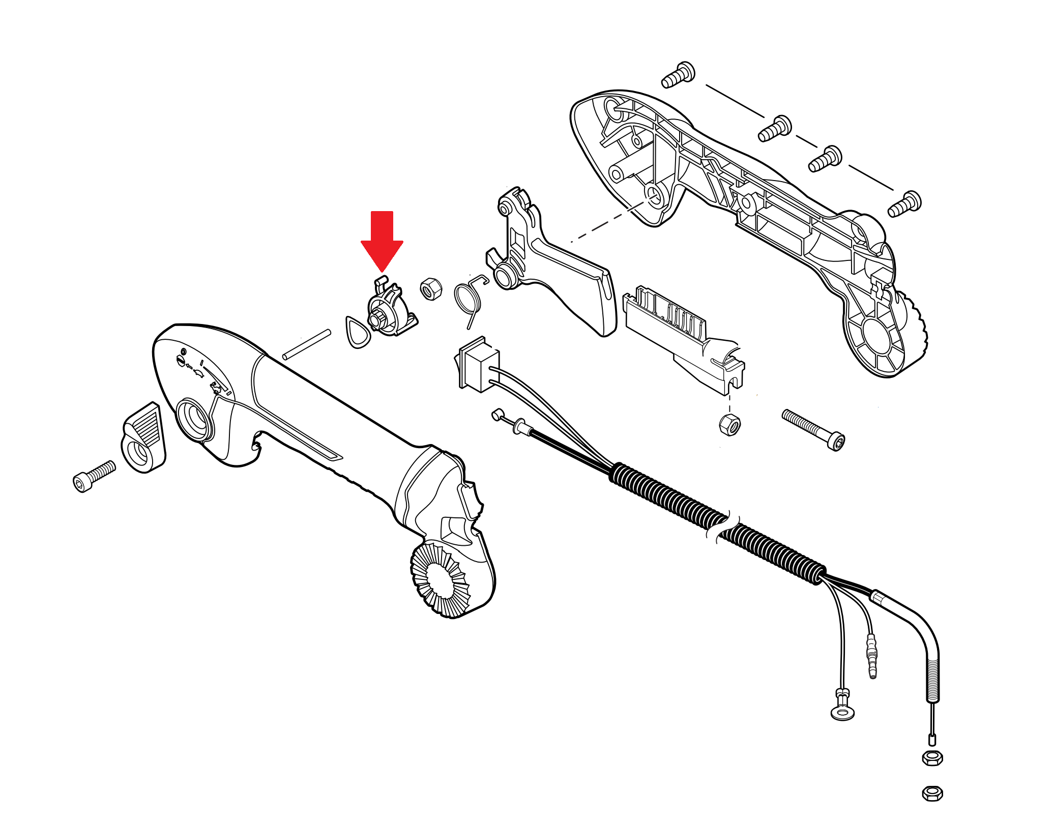 Echo PB-580T, 5810T, 770T, 7910T, 8010T, 9010T Throttle Control New OE ...