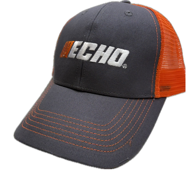 Echo Grey with Orange Mesh Cap | SawAgain