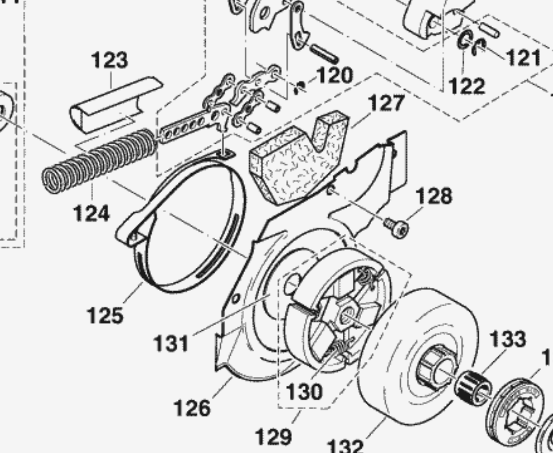 Dolmar Ps-9000, Ps-9010 Pressure Spring (Fig 124), New Oem 024213321 ...