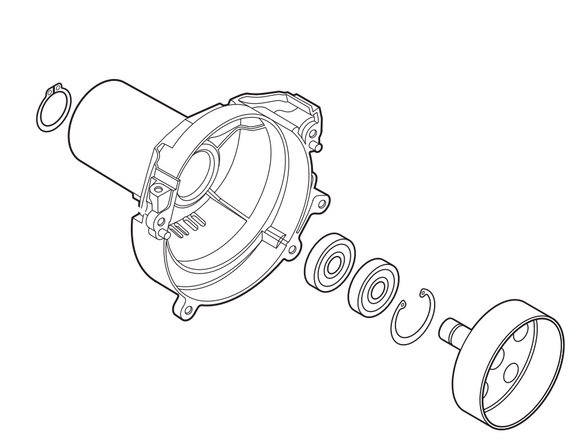 Echo PPT-2620, PPT-2620H Fan Cover Assy P100011870 Replaces P021052180 ...