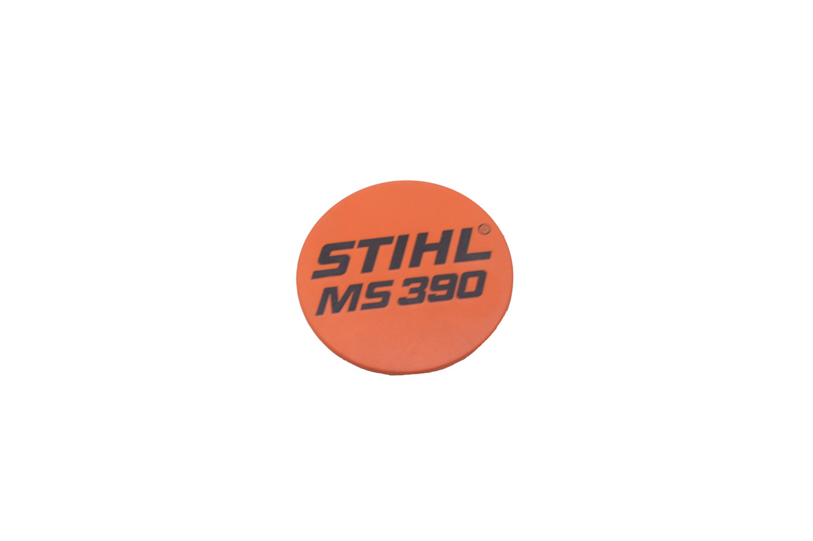 Stihl Model Badge Plate MS 390 New Oem | SawAgain