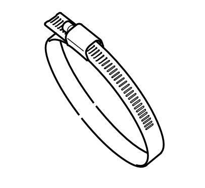 Makita EB5300, EB7650, EB7660 Hose Clamp 100 New OEM 282025-8 | SawAgain